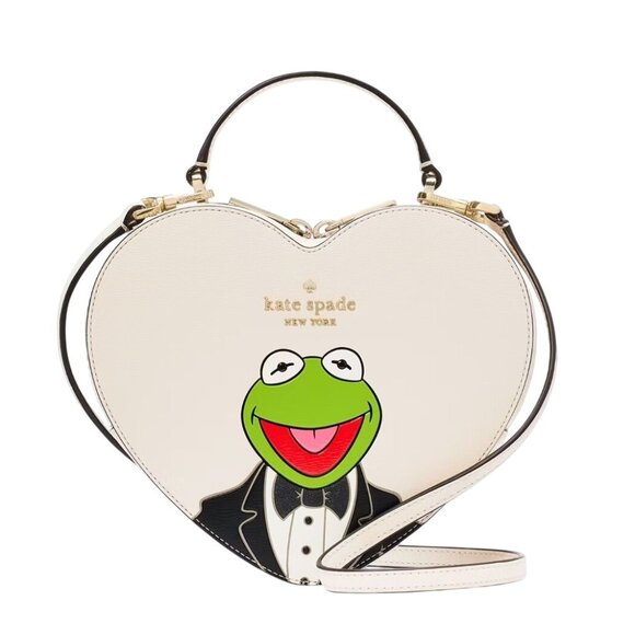 kate spade | Bags | Nwt Kate Spade X Disney Muppets Kermit Heart ...
